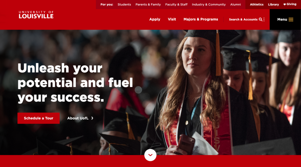 New homepage signals UofL's digital transformation | UofL News