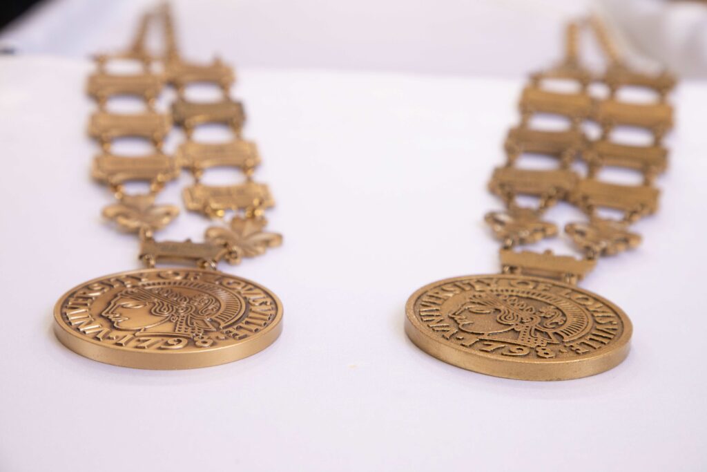 Engineering student creates lighter weight replica of UofL presidential ...