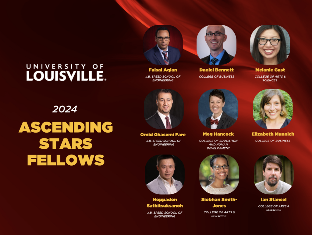 UofL selects fourth cohort of 'ascending star' researchers | UofL News