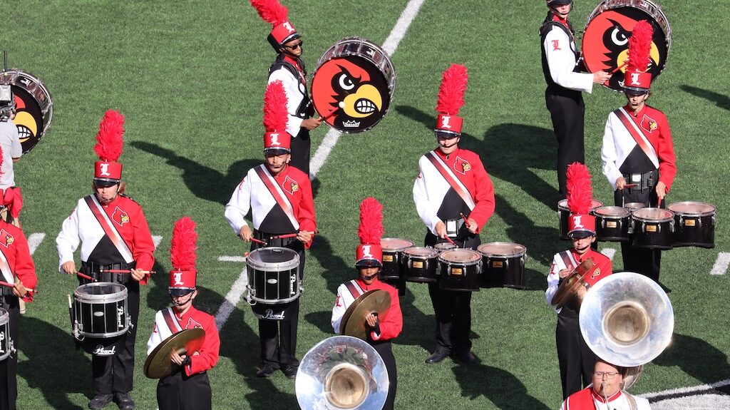 UofL's Cardinal Marching Band unveils new uniforms for 2024 season ...